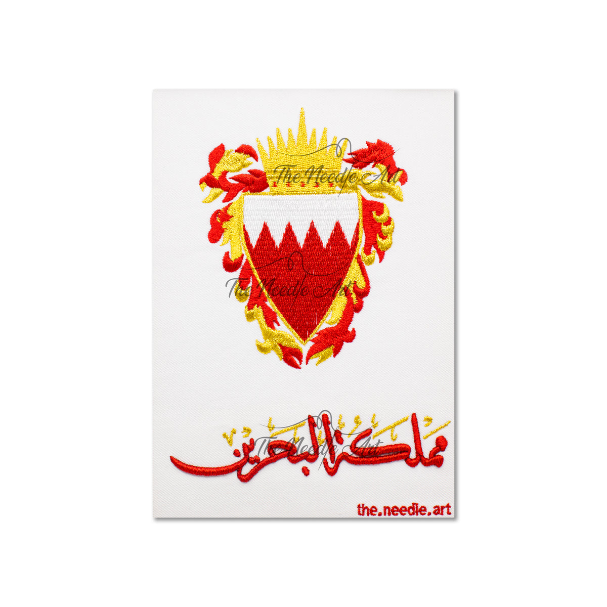 Bahrain Emblem Frame – TheNeedleArt